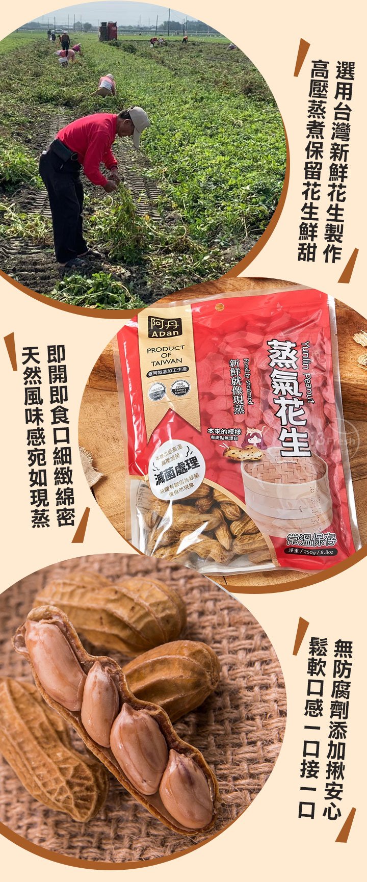 阿丹常溫蒸氣花生 - i3Fresh 愛上新鮮